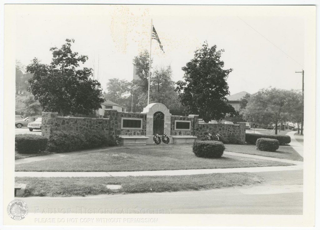 Radnor War Memorial – Radnor Historical Society | Archive