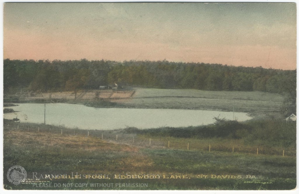 Postcard: Edgewood Lake – Radnor Historical Society | Archive